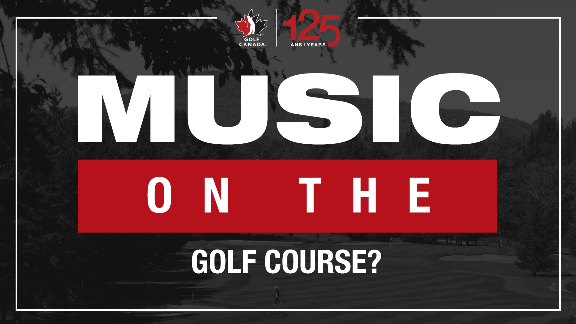 Music on the golf course? - Golf Manitoba