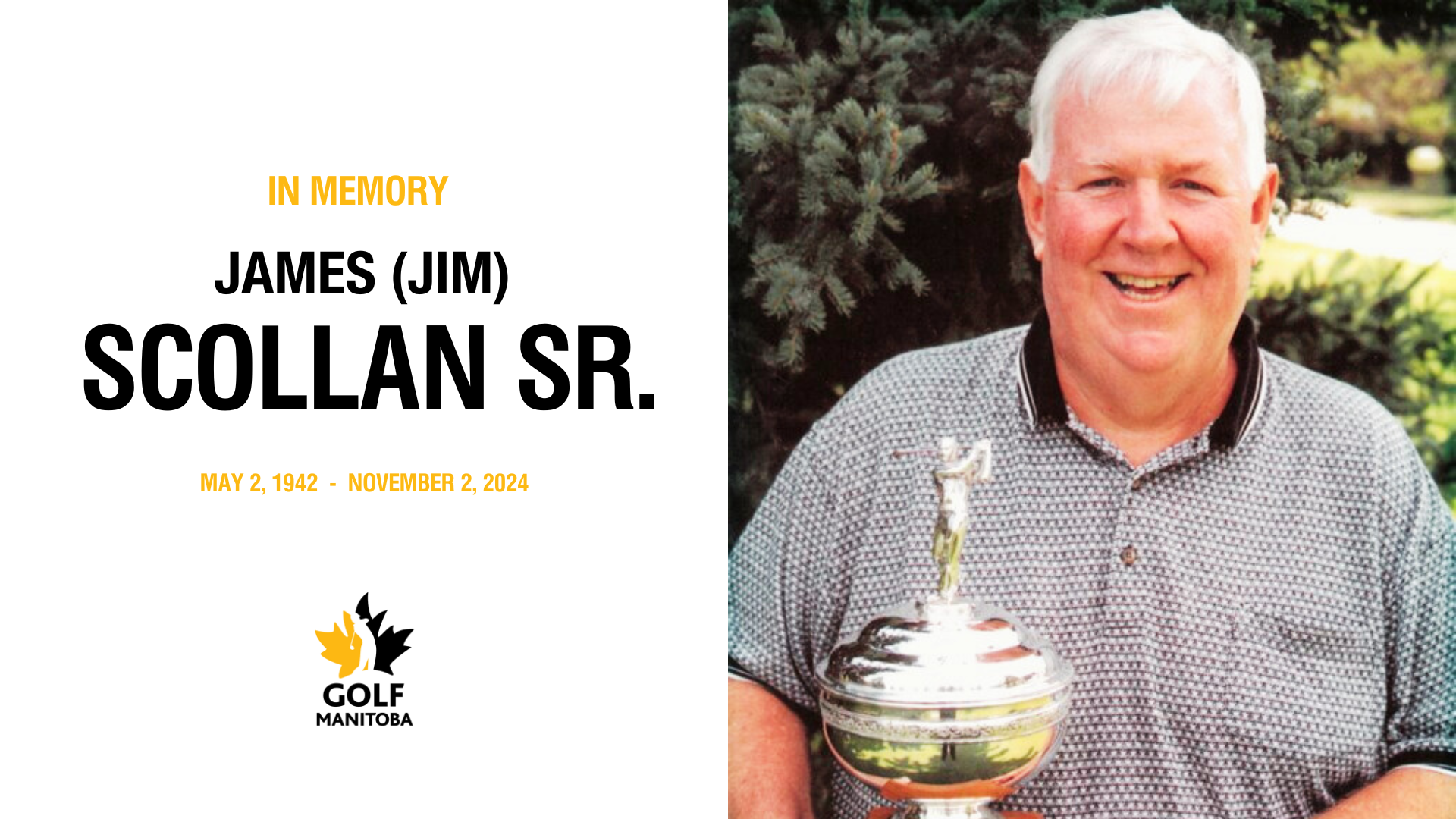Golf Manitoba remembers James (Jim) Scollan Sr. - Golf Manitoba