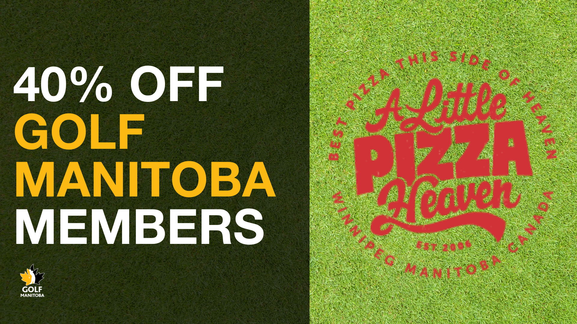 Golf Manitoba members now save 40% at A Little Pizza Heaven - Golf Manitoba