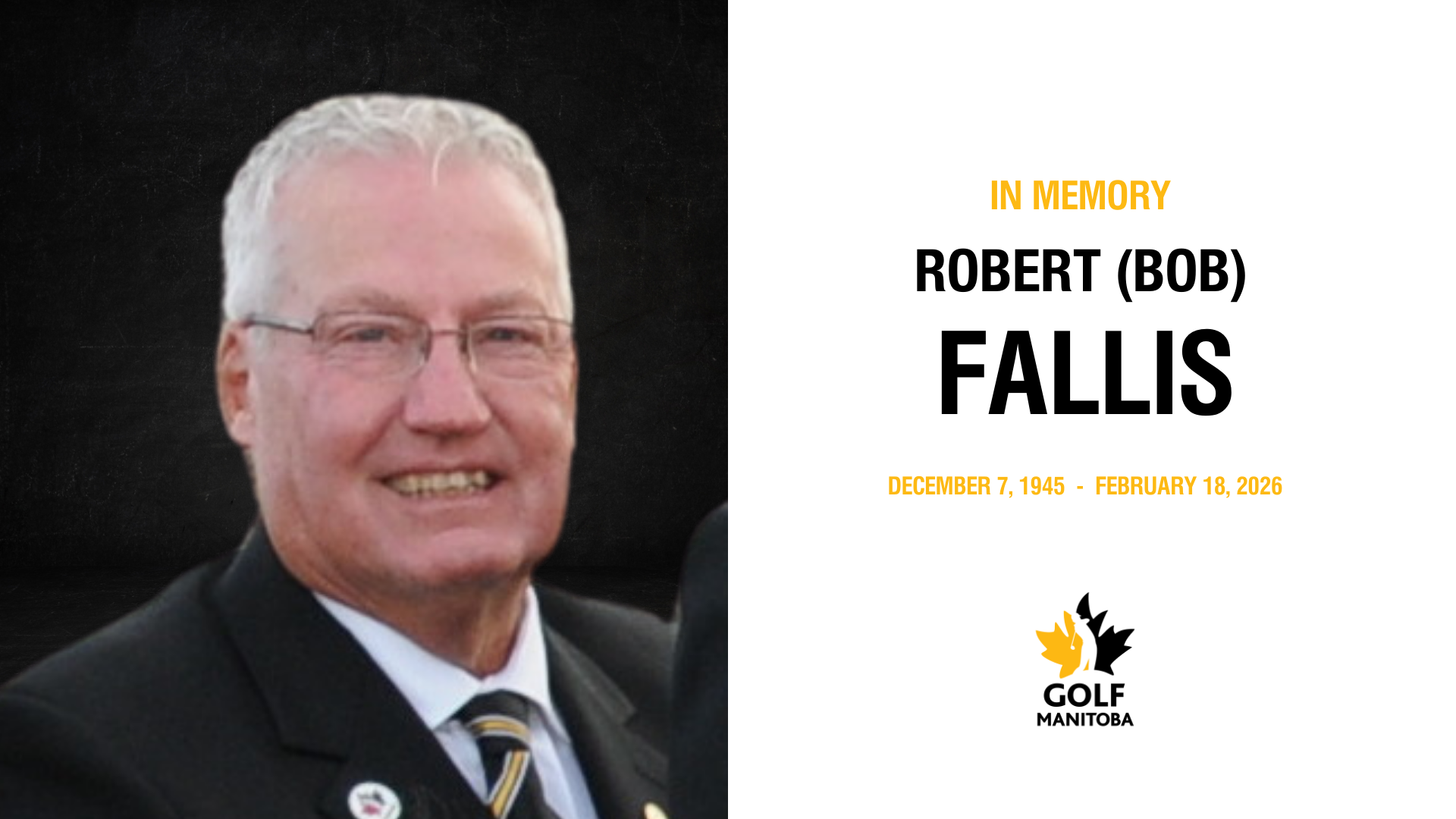 Golf Manitoba Remembers Robert (Bob) Fallis - Golf Manitoba
